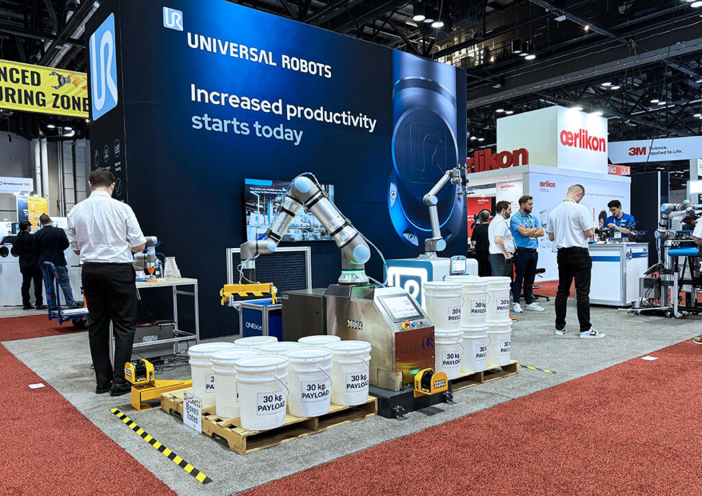 NPE 2024 Recap: Universal Robots UR30 Cobot Palletizer